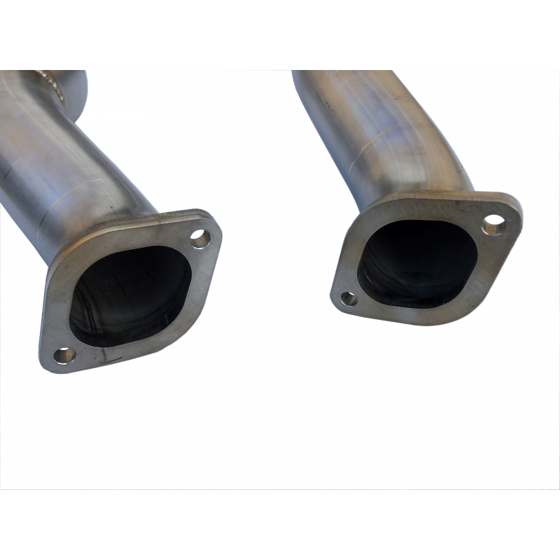 2017 - 2020 Ford F150 Raptor 3.5L 304SS Catted Downpipes, with built-in ...